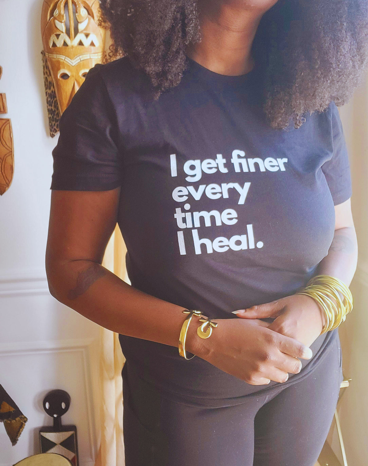 I Get Finer Every Time I Heal Tee– Moon Goddess